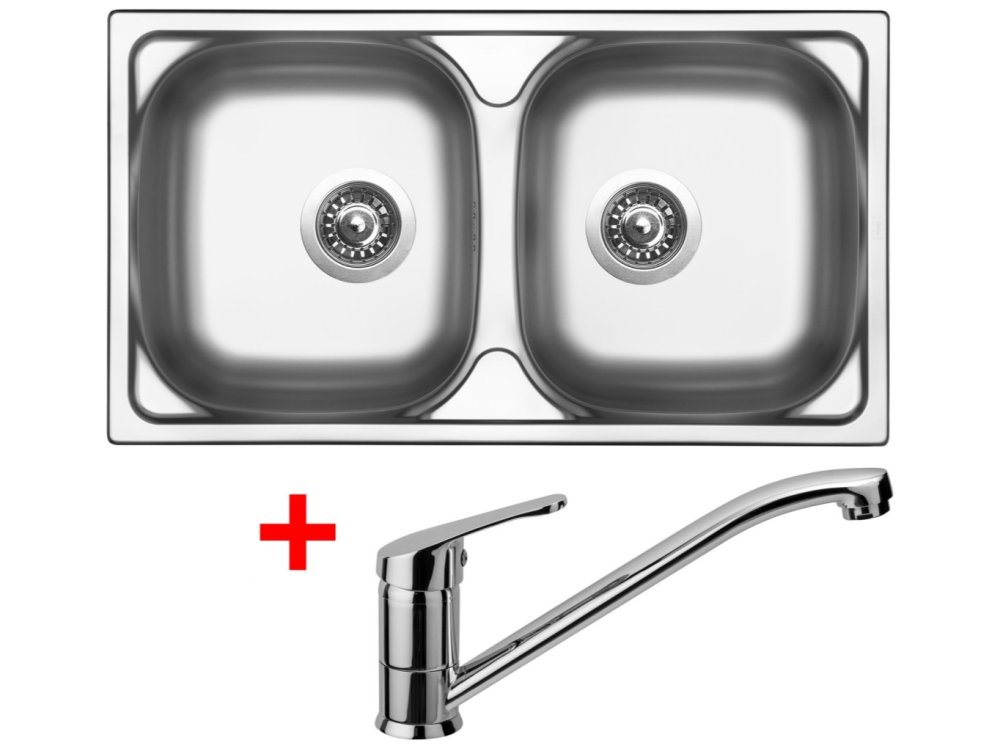Sinks OKIO 780 DUO + PRONTO | Sinks-dřezy.cz